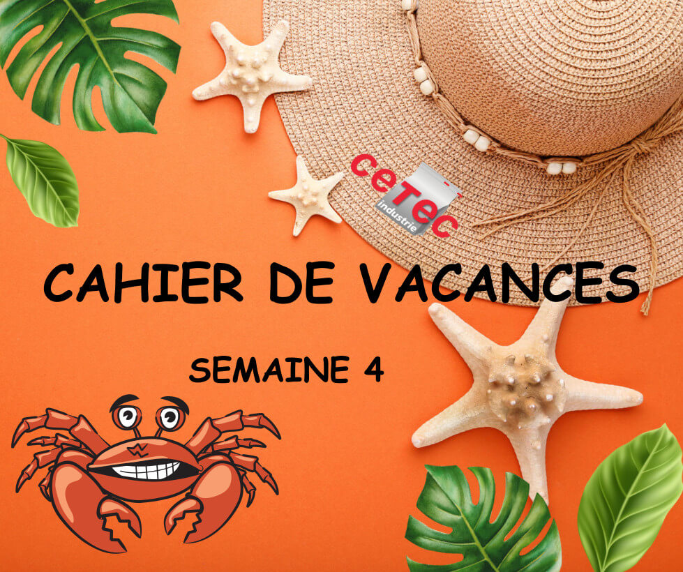 Cahier des Vacances CETEC 2023 n° 4 - Cocktail et cocotiers - Cetec ...